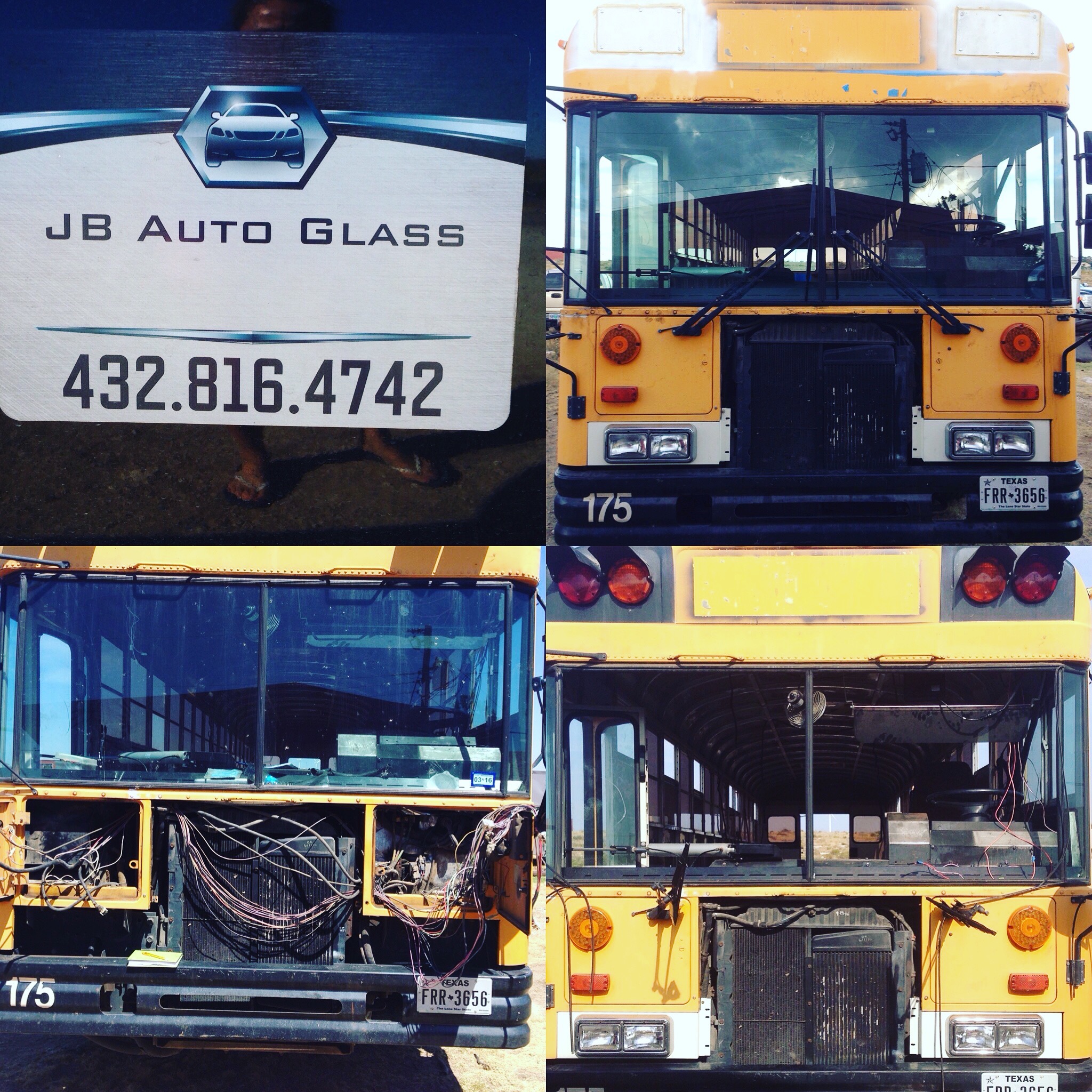 20: School Bus Windshield Replacement & RV Ladder Install ...